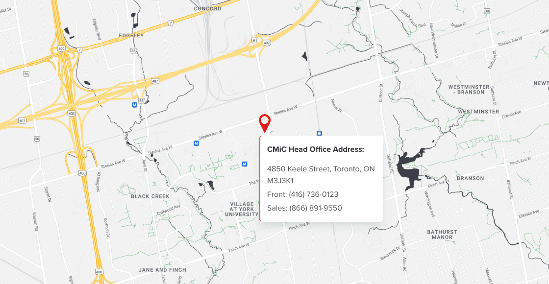 CMiC Software Contact Us - Get in Touch